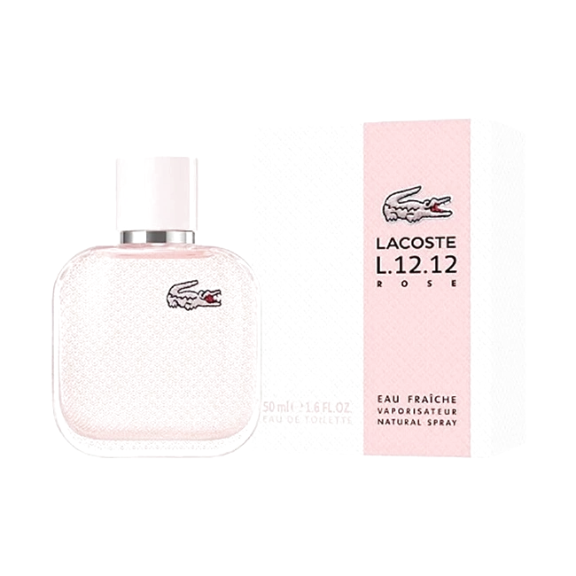 Туалетная вода Lacoste L 12 12 Rose Eau Fraiche женская 50 мл / Лакост Роза О Фреш для нее
