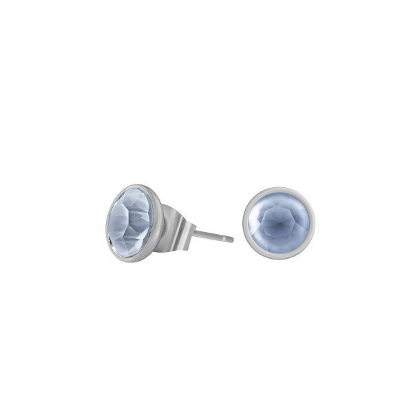 Серьги пусеты Fiore Luna, кристалл, кристаллы Swarovski, хрусталь