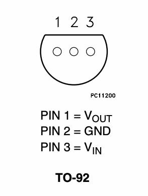 L78L05 Стабилизатор напряжения 5В 0.1 А 2шт TO-92