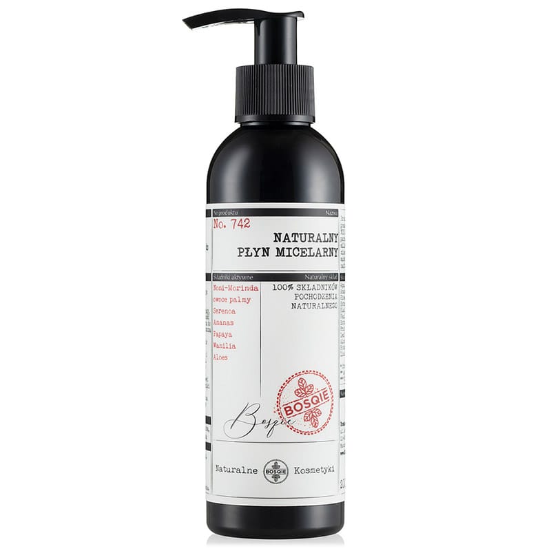 Вода мицеллярная Bosqie Natural Micellar Fluid No. 742 Натуральный мицеллярный лосьон 200 мл