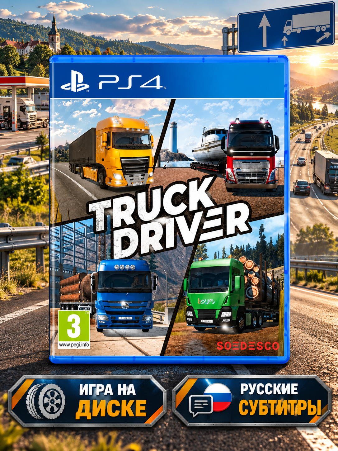 Игра Truck Driver (PlayStation 4, Русские субтитры)
