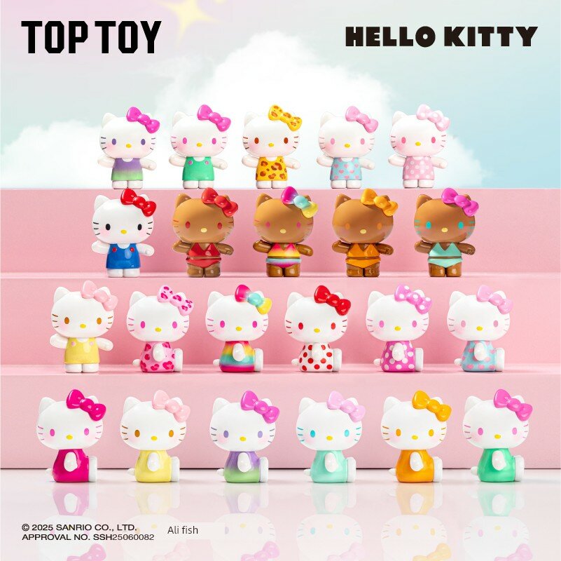 Hello Kitty Дождевые Сладости Бусина - Случайная Одна Штука, 1 Штука Настольная Декорация Для Девочек Подарок На День