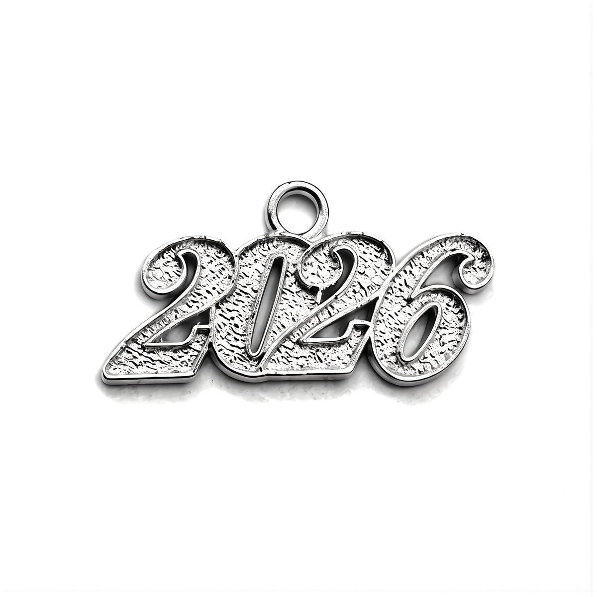 Подвеска с цифрами 2026 второе золотистое место для ожерелья из сплава для создания аксессуаров своими руками дома, Большой 19*39
