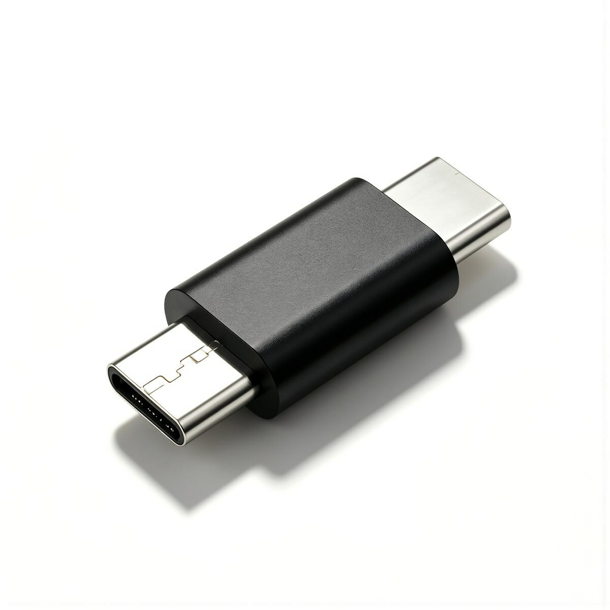 Смартфон аксессуар адаптер микро USB на USB-C поддержка зарядки передача данных функция OTG компактный черный цвет, Черный: адаптер micro USB (жен.) на USB-C (муж.), зарядка, передача данных, OTG