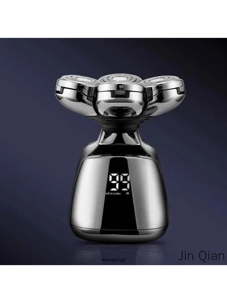 Электробритва Silver PRO SX5 для головы и лица (Обновленная версия 2025), черный