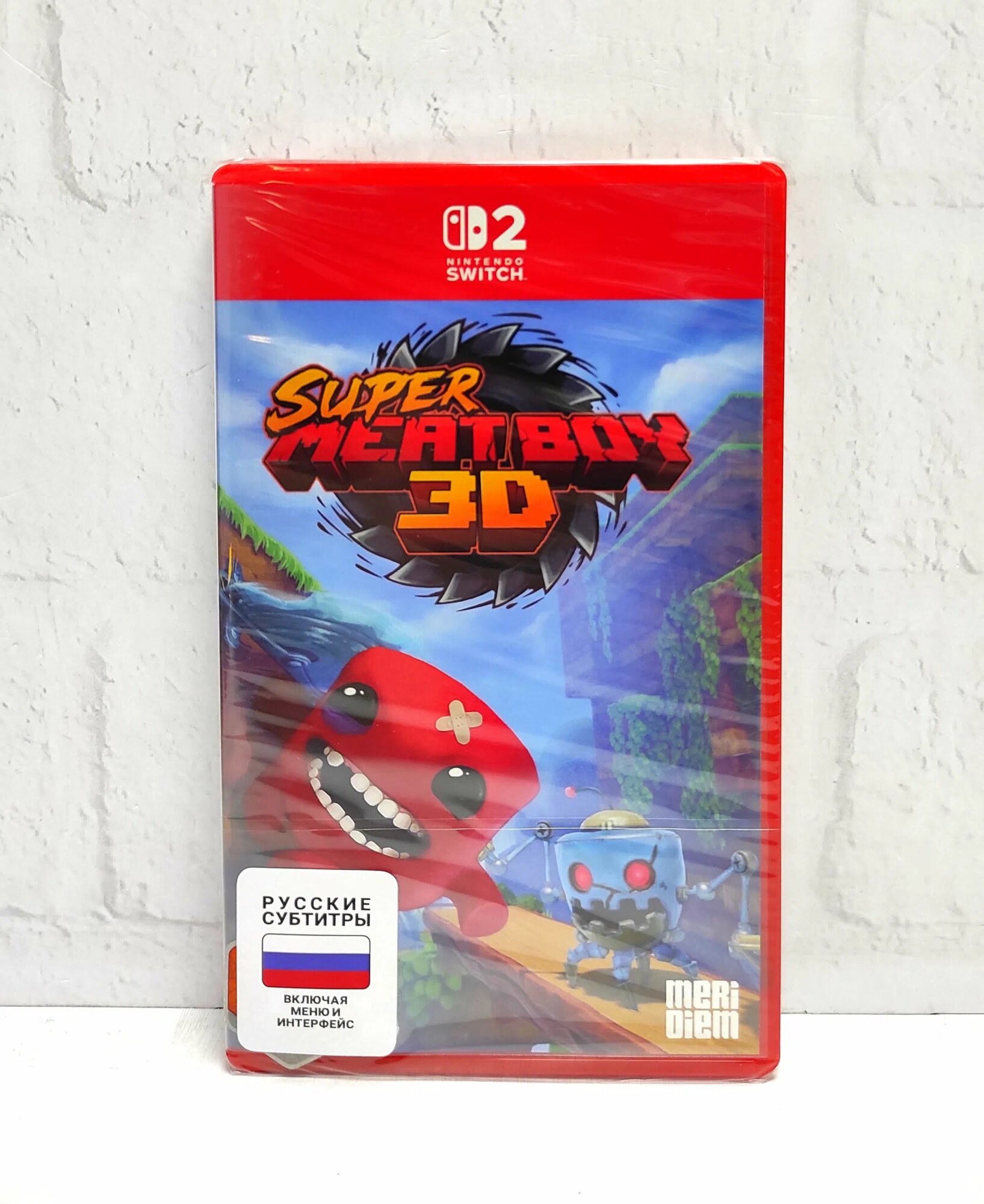 Super Meat Boy 3D Английский язык Видеоигра на картридже Nintendo Switch 2