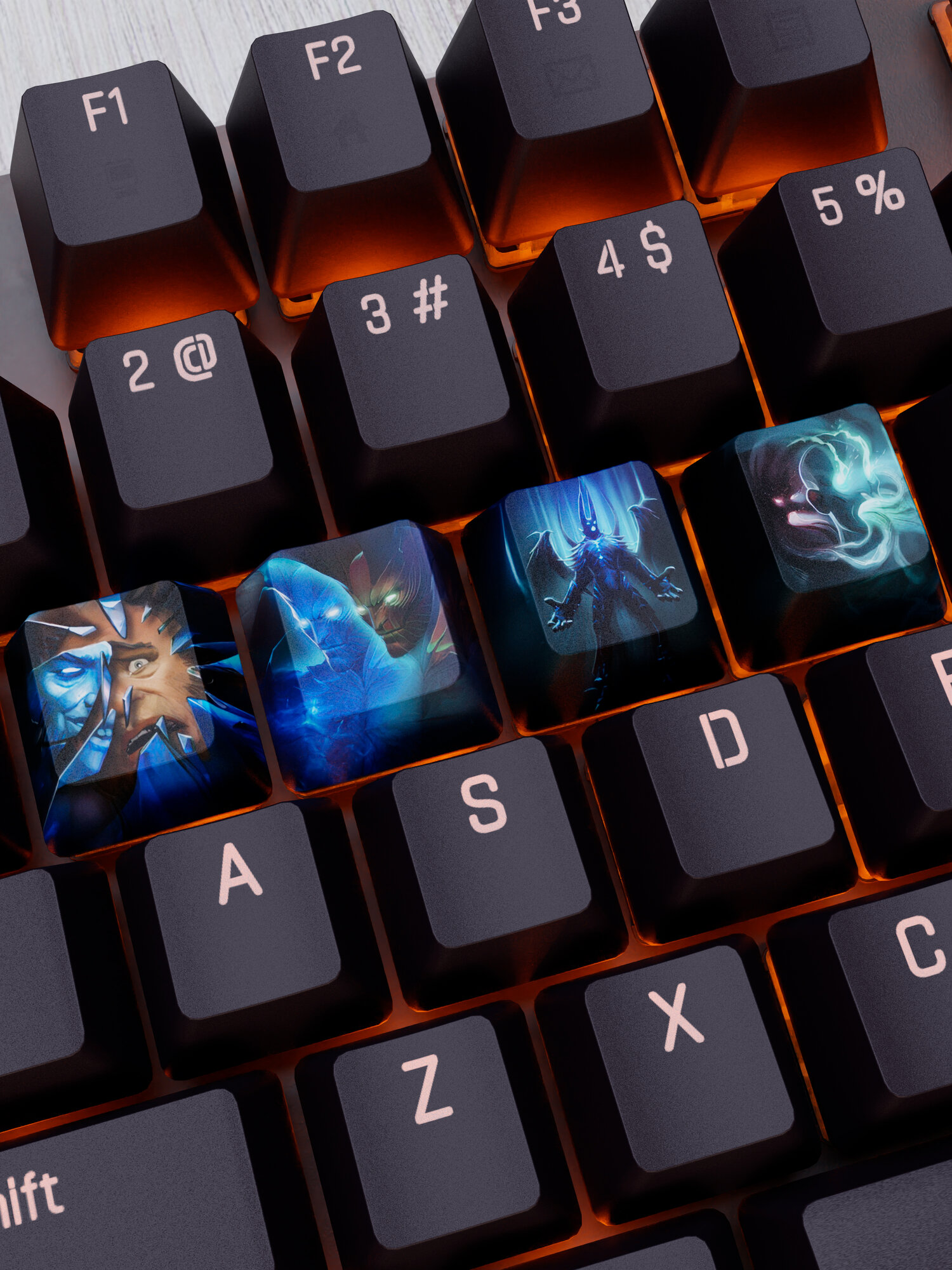Кейкапы для механической клавиатуры "Терроблейд" Дота 2 / "Terrorblade" Dota 2 / 4 скилла