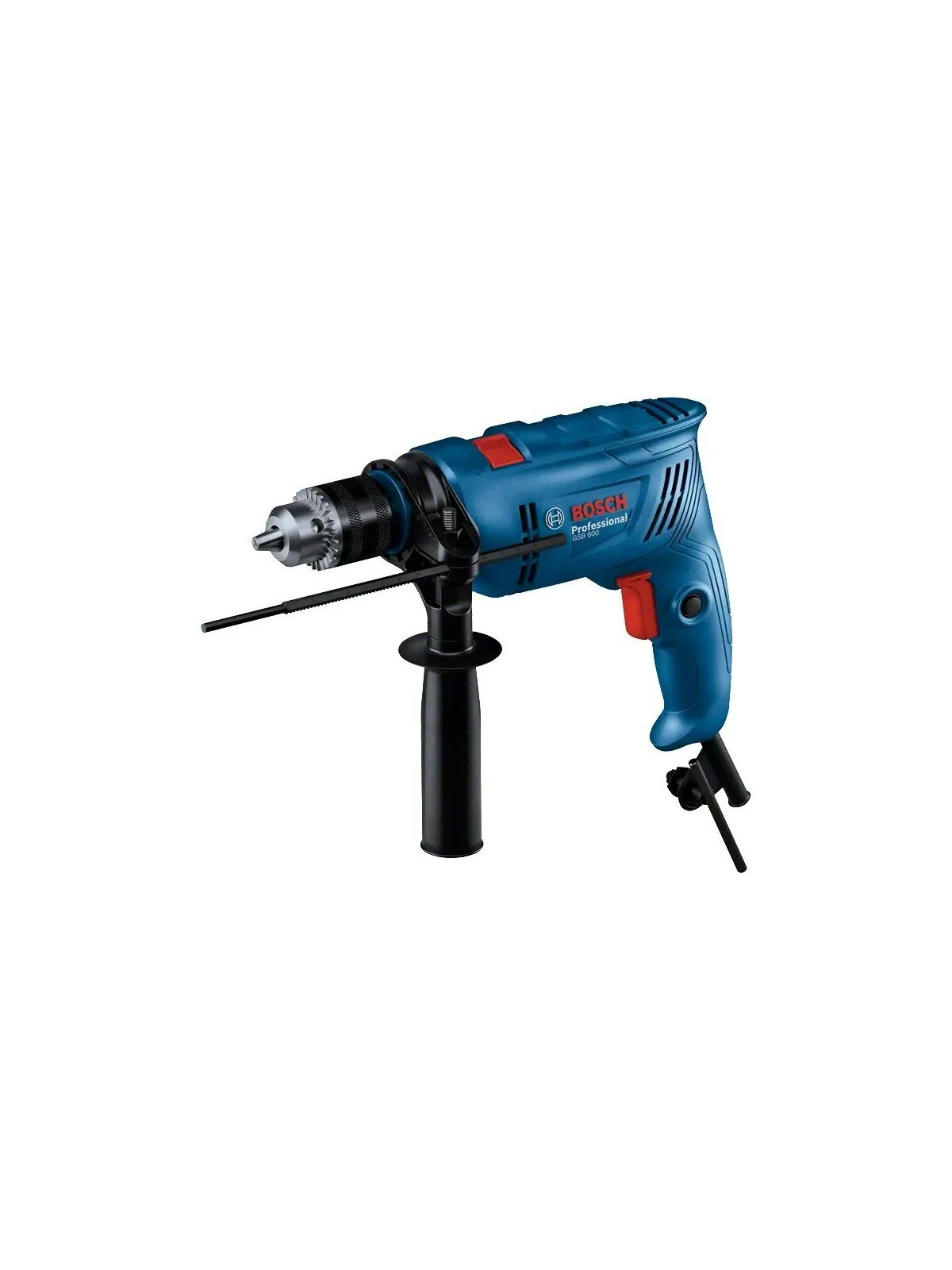 Дрель ударная сетевая Bosch GSB 600, 600Вт, БЗП, 06011A0320