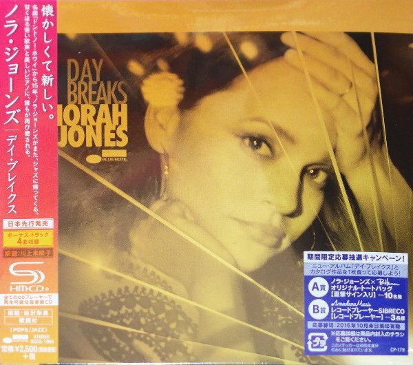 Музыка CD Norah Jones - Day Breaks / SHM-CD (CD, Album, 2016)