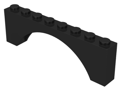Деталь Lego Арка Arch 1 x 8 x 2 3308 Black U