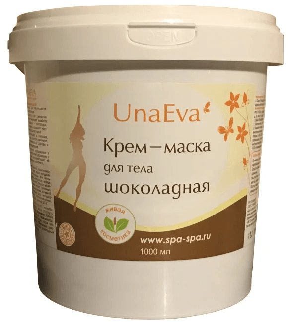 Шоколадная крем-маска для тела Unaeva 1000 мл