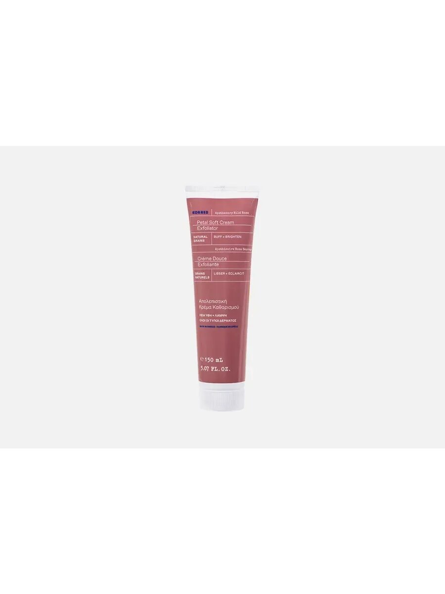 #Korres Apothecary Wild Rose Petal Soft Cream Exfoliator Мягкий экcфoлиант 150мл#