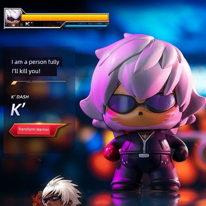 Фигурка К' из серии King of Fighters, 15 см, лицензионный персонаж SNK, коллекционная статуэтка, универсальный дизайн