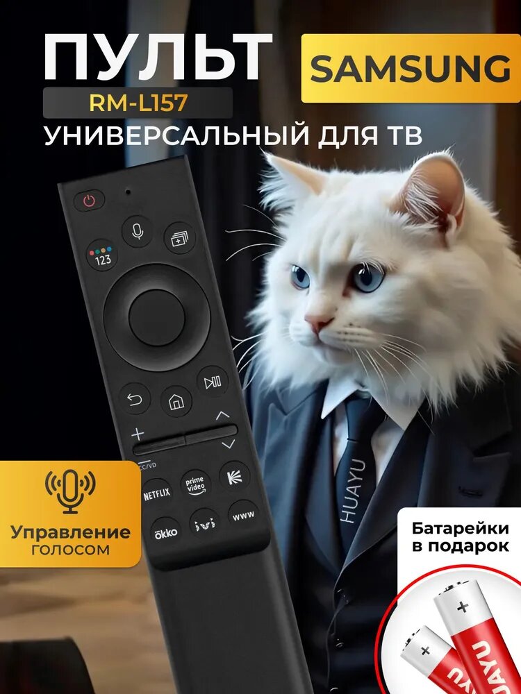 HBT123 Универсальный голосовой Sаmsung RM-L1570 с голосовой функцией и батарейками в комплекте
