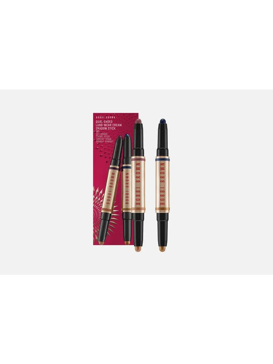 #Bobbi Brown Dual-Ended Long-Wear Cream Shadow Stick Set Набoр теней для век 2шт#