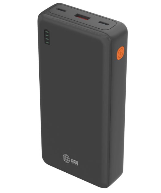 Внешний аккумулятор Cactus CS-PBFSDA-20000 20000mAh 22.5W 4.5A USB-A/2xUSB-C черный