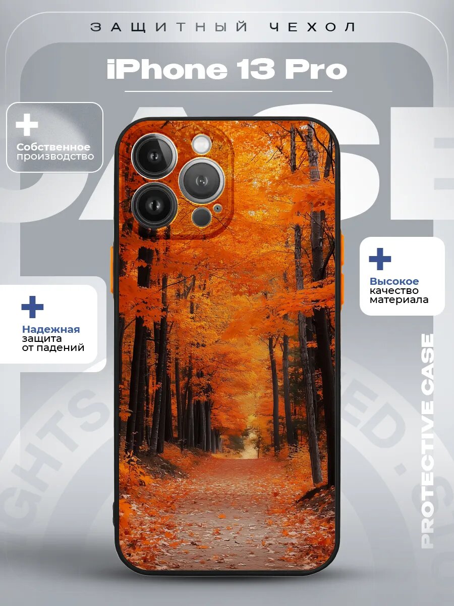 Чехол на iPhone 13 Pro с принтом Осень