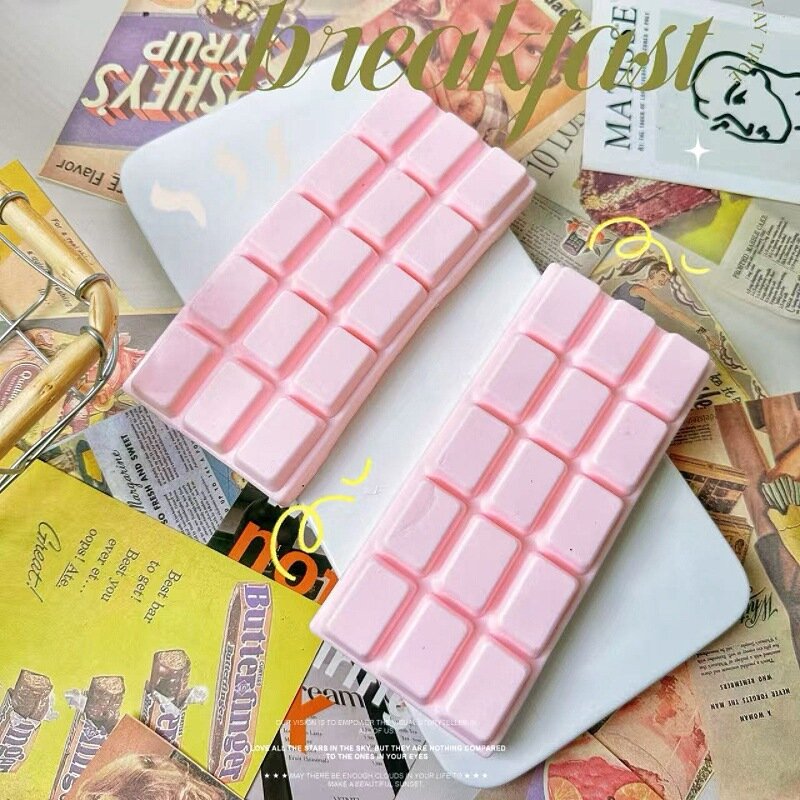 Розовый шоколадный батончик PU скушки игрушка медленно восстанавливающаяся сжиматель фиджет игрушка
