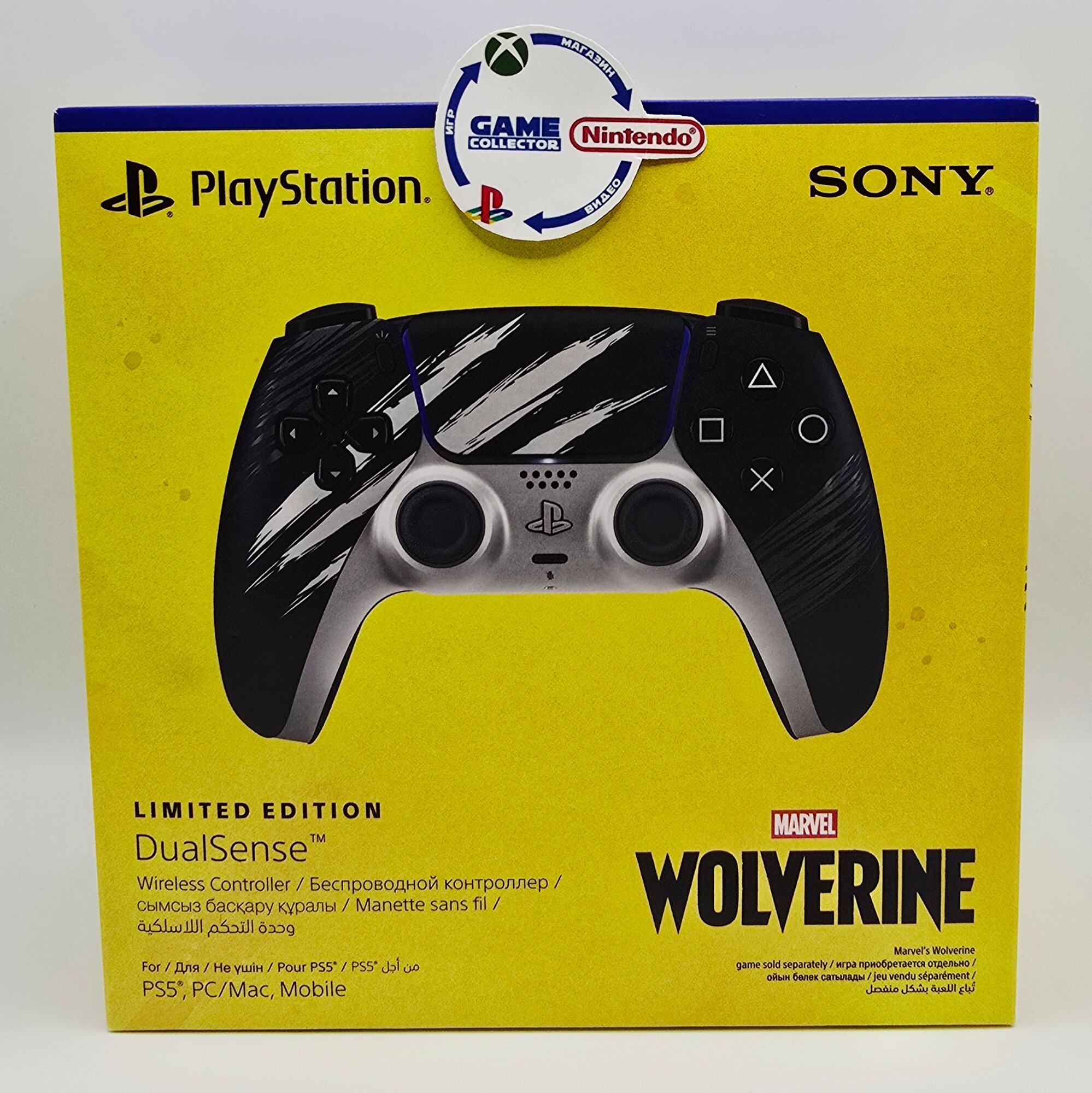 Геймпад Limited Edition DualSense Marvel Wolverine Black, для Sony PlayStation 5.