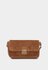 Сумка кросс-боди COCCINELLE C-ME LOCK, фактура рельефная, бархатистая, коричневы...