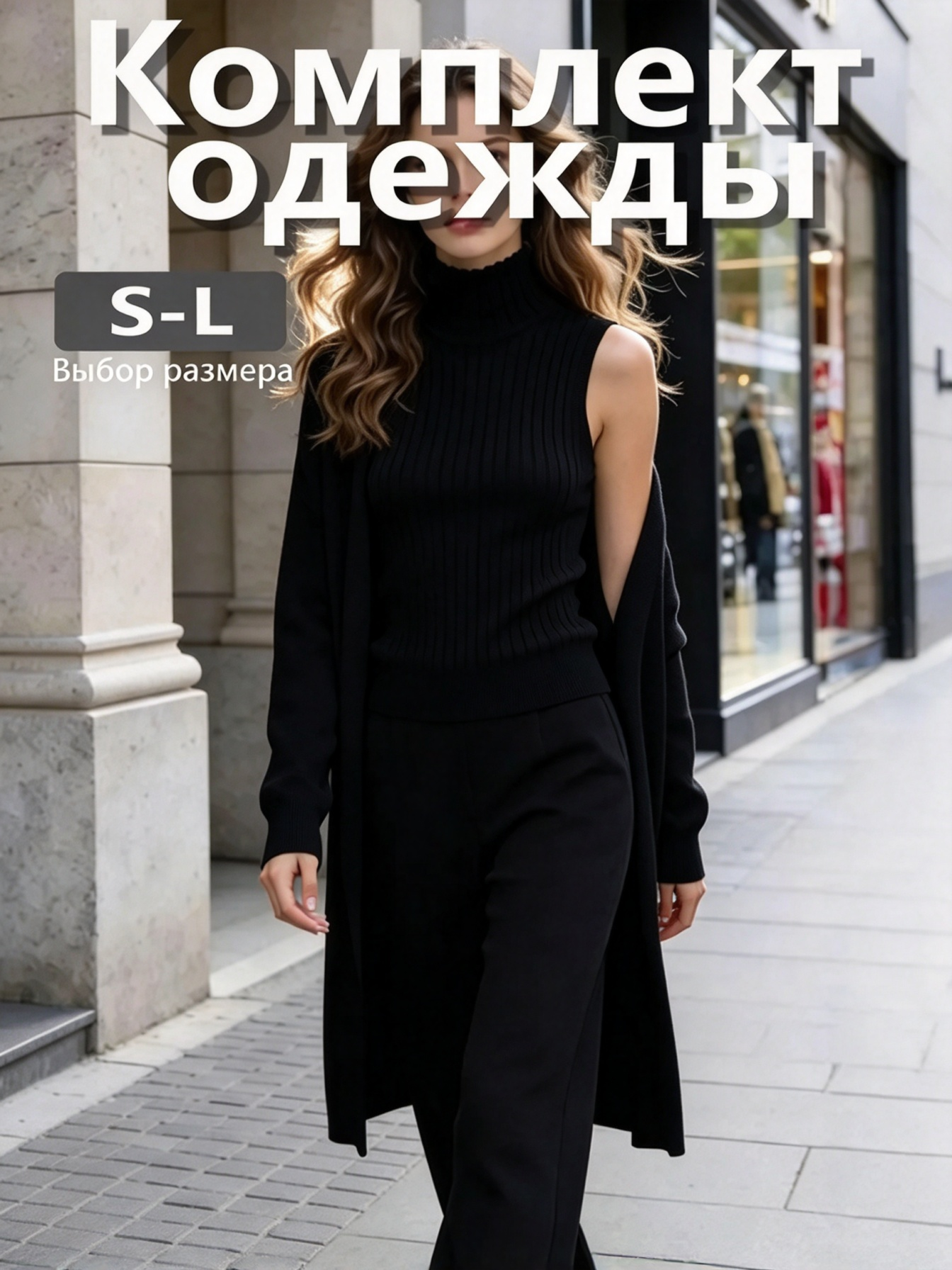 Комплект одежды , размер OneSize, black