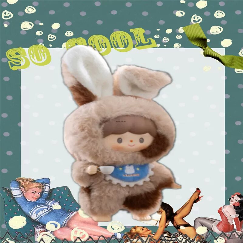Плюшевая игрушка кролик 'Печенье', серия 'Delicious Bunny', 10 см, мягкая игрушка для детей и коллекционеров