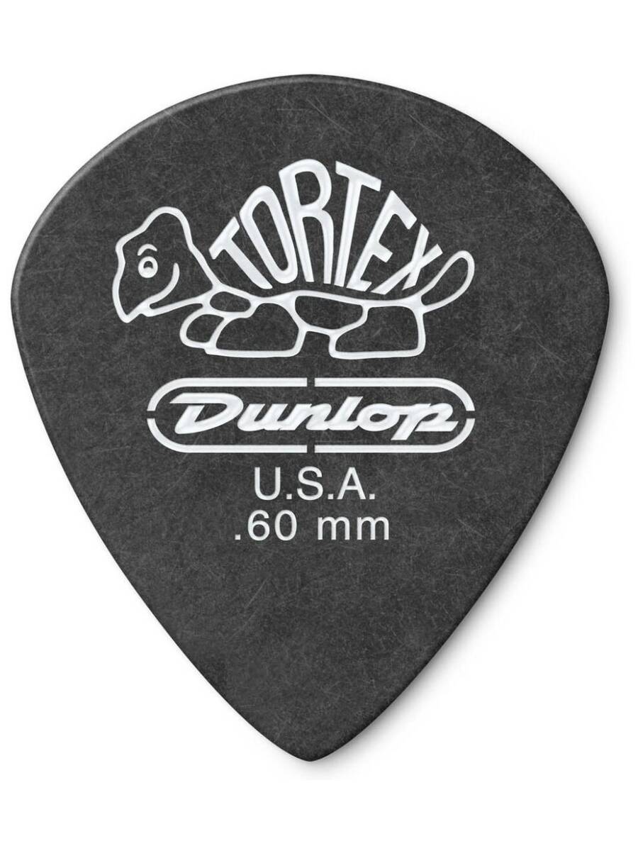 Набор медиаторов DUNLOP TORTEX PB JZ-12/PLYPK черные 0,6 Jz 12 штук
