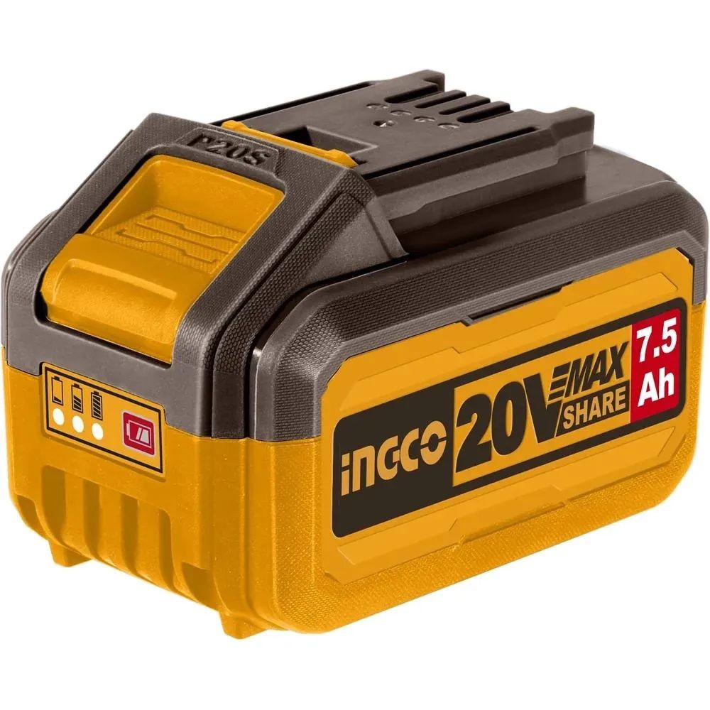 Аккумуляторная батарея 20В/7.5Ач. INGCO FBLI2075 INDUSTRIAL