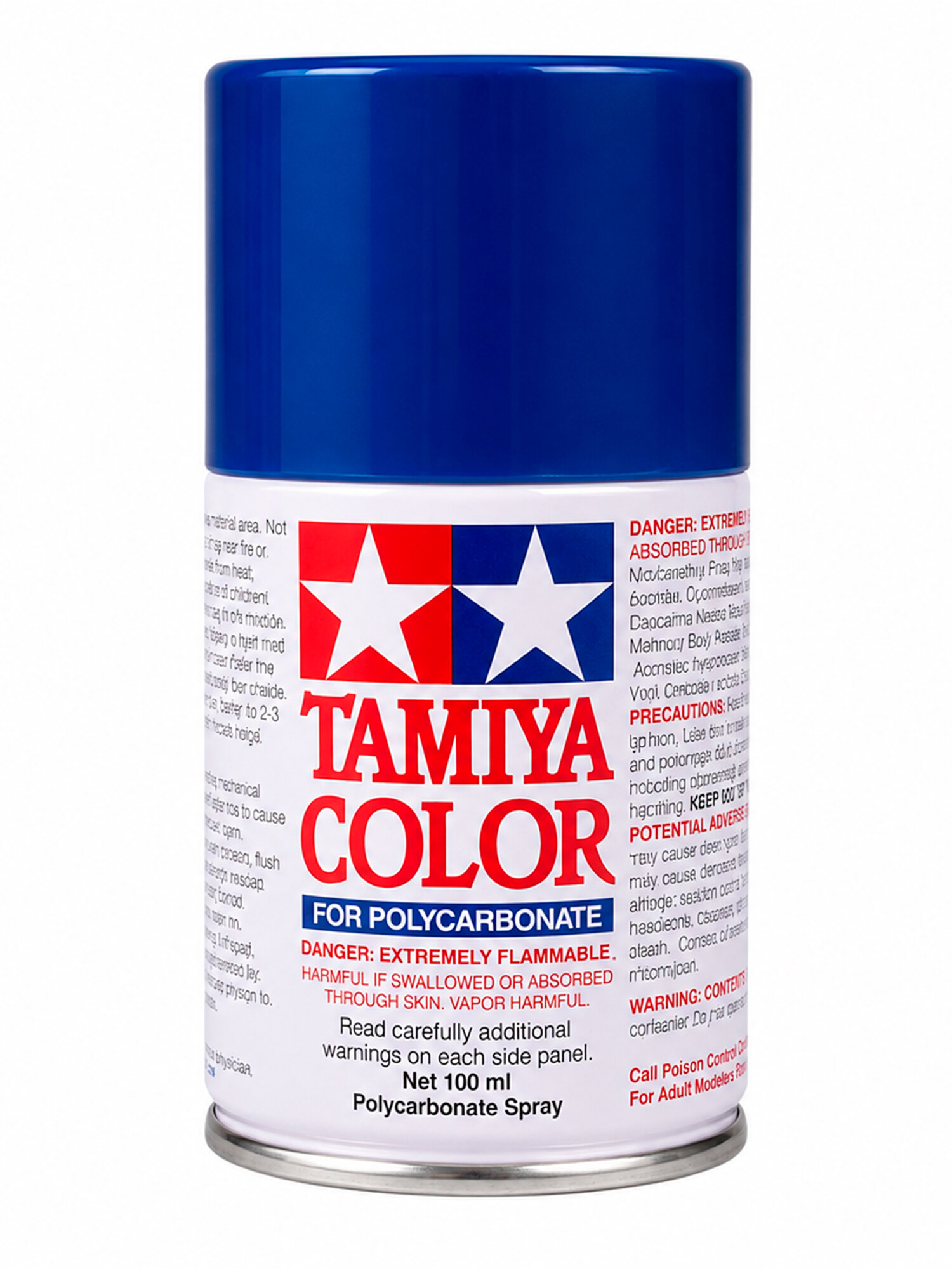 Краска аэрозольная для поликарбонатных моделей Tamiya PS-59 Dark Metallic Blue 86059 металлик, 100 мл