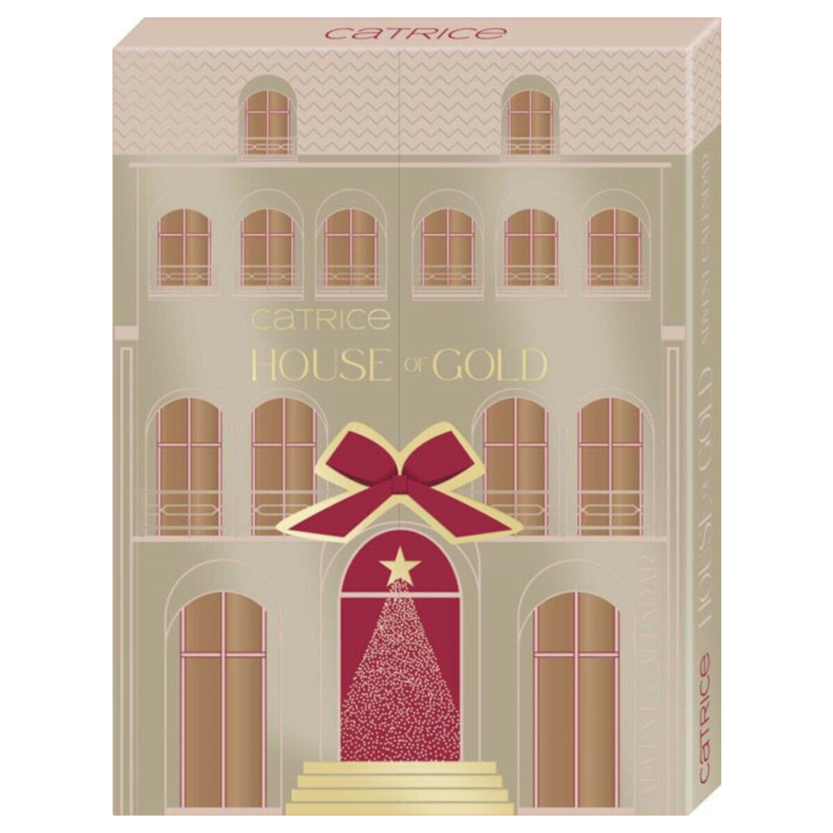 Косметический набор CATRICE House Of Gold Advent Calendar адвент макияж и уход унисекс, 24 окошка