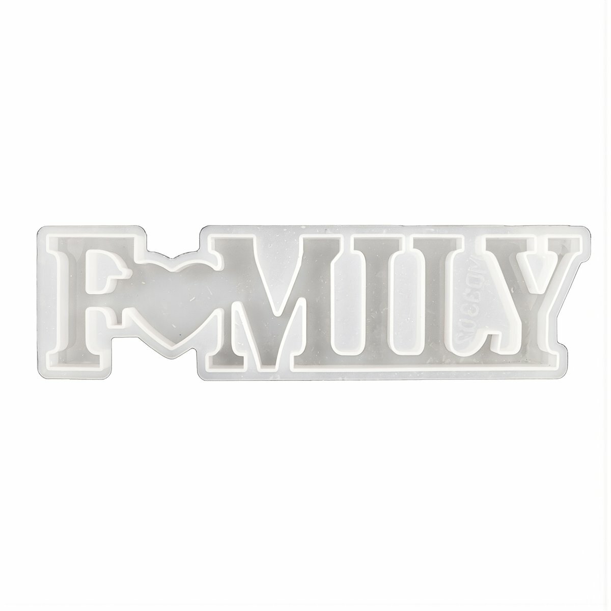 Форма из прочного силикона для эпоксидной смолы рукоделие FAMILY декор домашнего интерьера, создание поделок своими руками