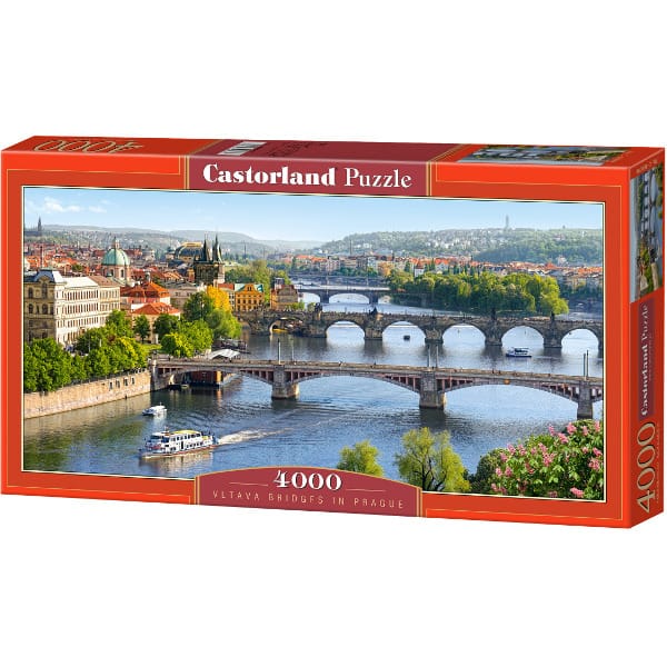 Пазл Castorland Мосты в Праге, 4000 элементов, 138x68 см