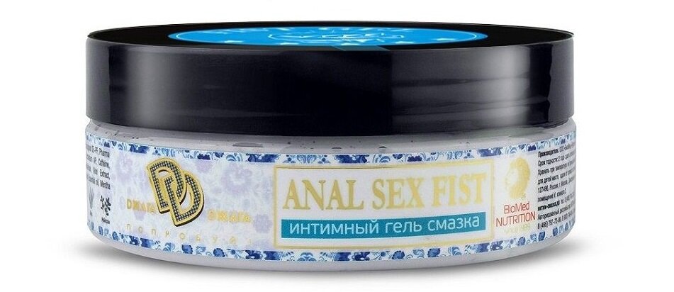 Анальный гель с ментолом ANAL SEX FIST 200 мл водная основа охлаждающий эффект
