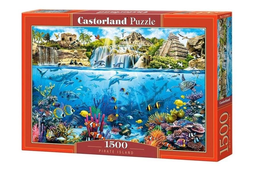 Пазл Castorland "Остров пиратов", 1500 элементов, 68x47 см