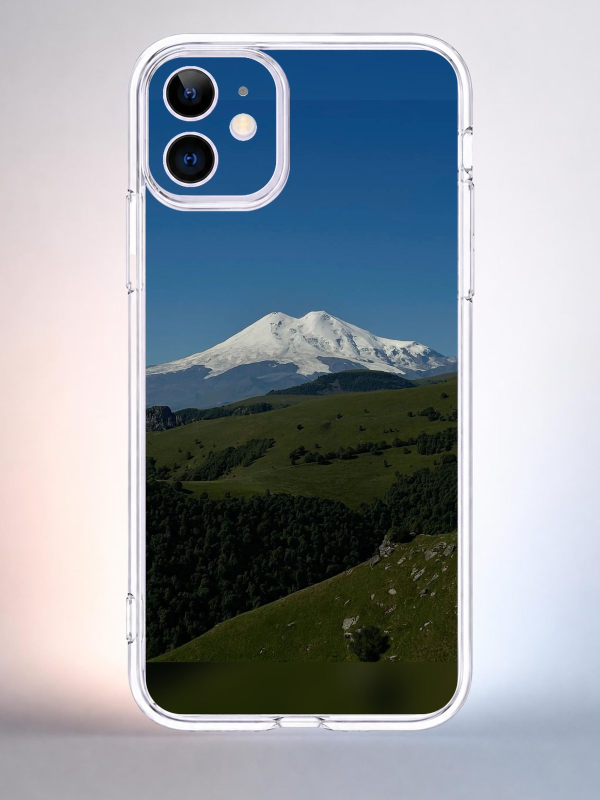 Чехол iPhone 11 Снежная гора Y2K Indie Sleaze