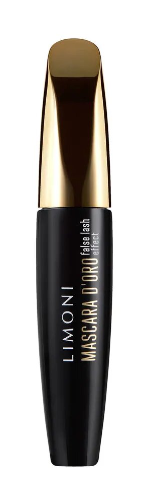 LIMONI Тушь Mascara D'oro эффект накладных ресниц, 12 г, 01 black