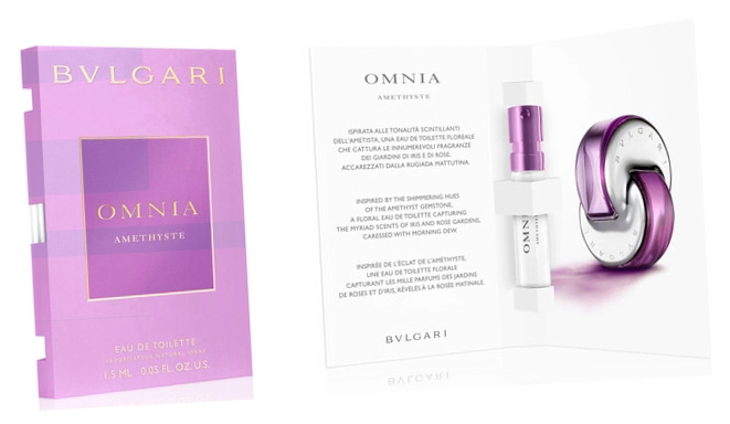 Булгари Омниа Аметист пробник 1.5 / Туалетная вода Bvlgari Omnia Amethyste миниатюра