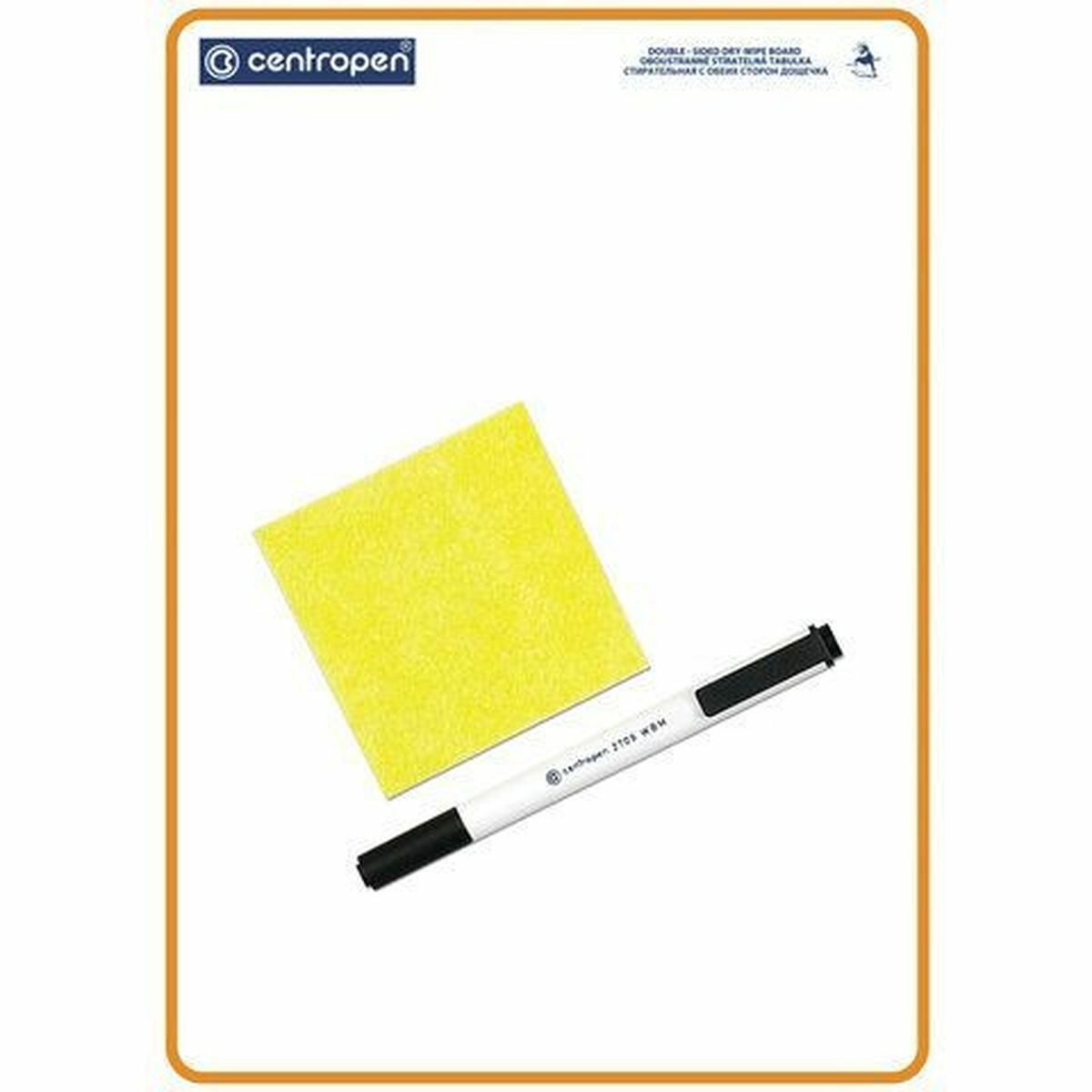 Доска маркерная двусторонняя Centropen (А4, с маркером) (5 7779 0112)