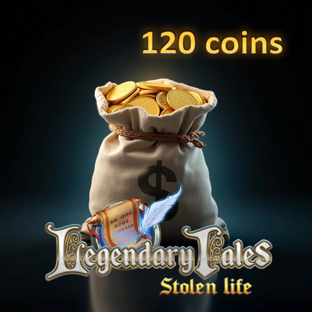 Дополнение Legendary Tales 1: Stolen Life - 120 coins, цифровое издание PlayStation 5, регион Турция / код пополнения баланса