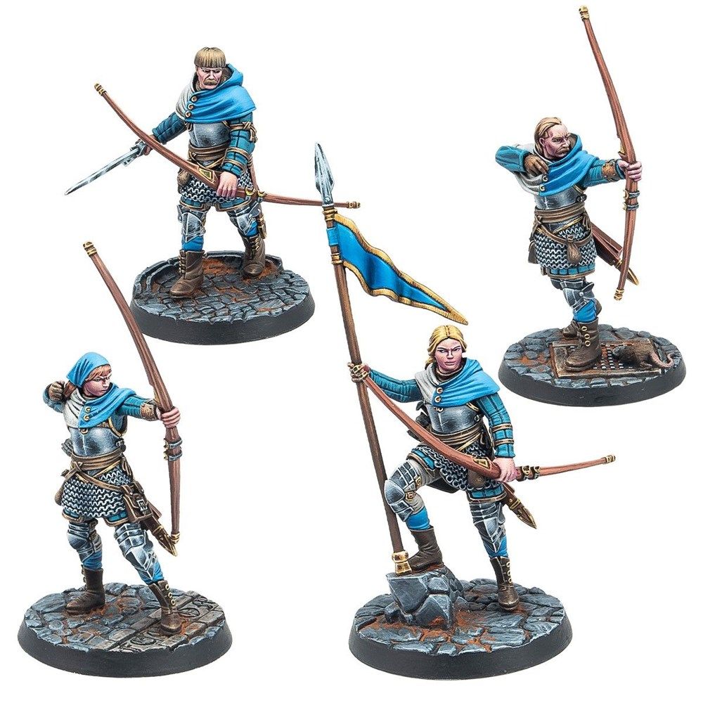 Игровые миниатюры Corvus Belli Feudom Archers (Feudom) Warcrow