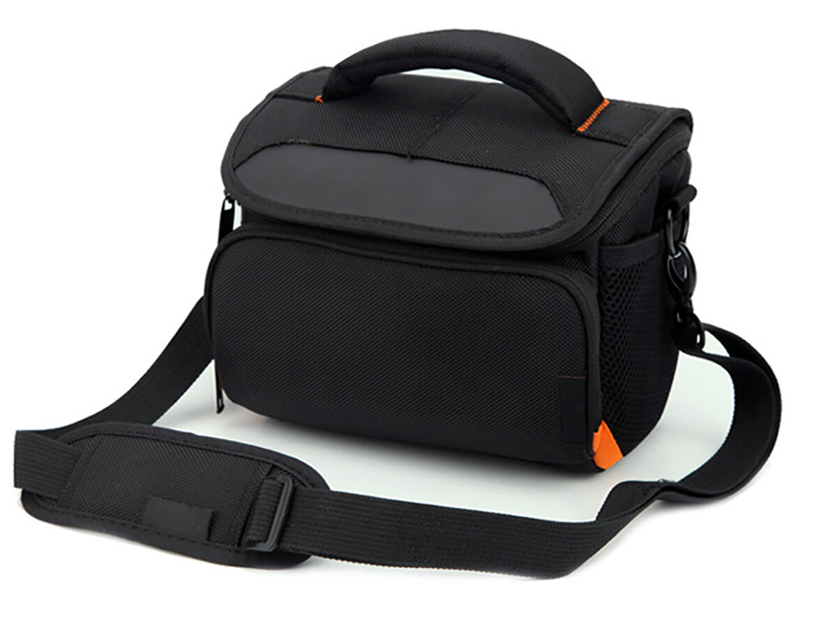 Чехол-сумка MyPads TC-1330 для фотоаппарата Sony Alpha ILCA-68/ 99M2/ 5100/ ILCE-9/ A7SM2 из качественной износостойкой влагозащитной ткани черный