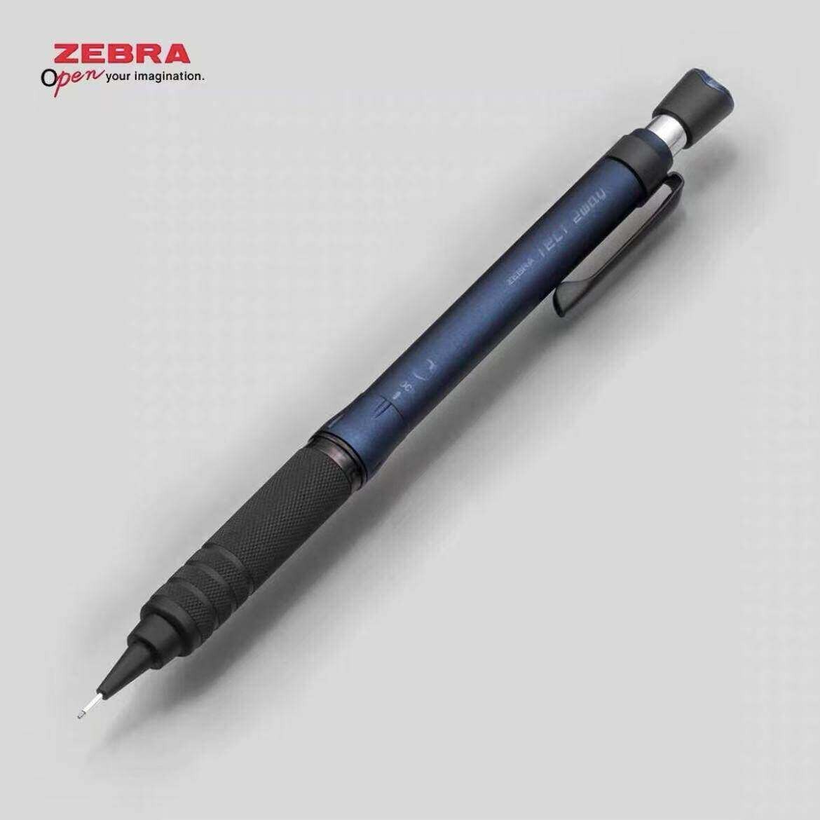 Zebra Tect2way RO механический карандаш 0.5 мм с полуметаллическим корпусом и низким центром тяжести, Темно-синий NVBK / HB / 0.5мм
