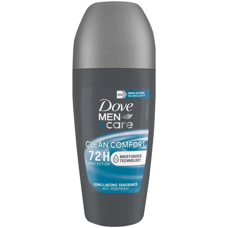 Дезодорант-антиперспирант Dove Men+Care Clean Comfort, ролл-он, 50 мл
