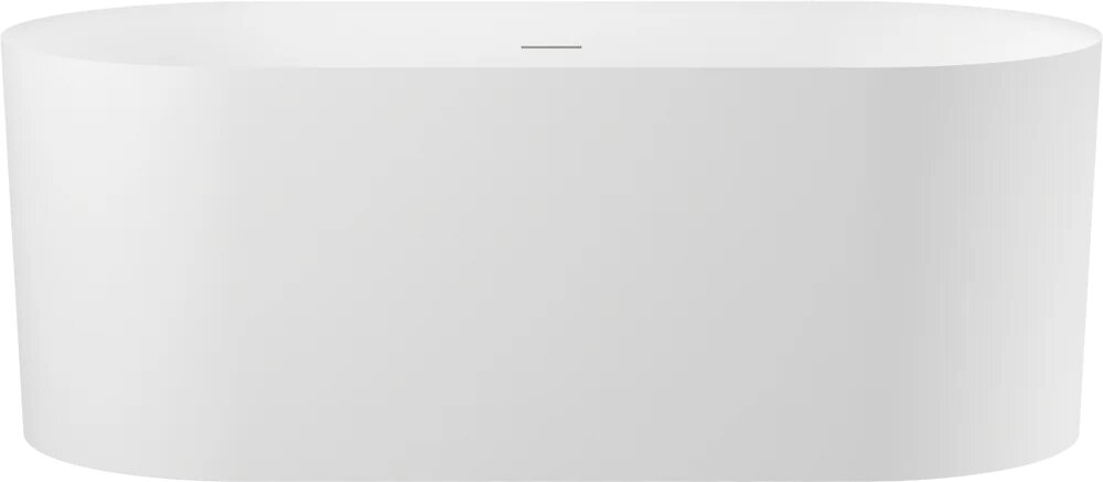 Акриловая ванна Wellsee Chalice Perfection 166x77, на ножках, отдельностоящая, белая, матовая, со сливом-переливом, овальная