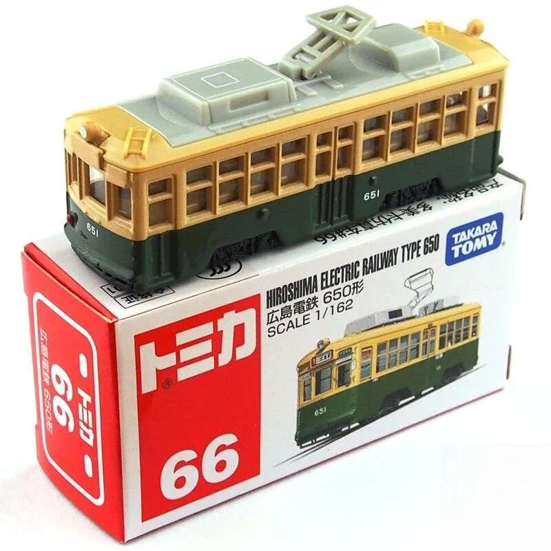 Машинка TAKARA TOMY TOMICA NO.66 HIROSHIMA ELECTRIC RAILWAY TYPE 650