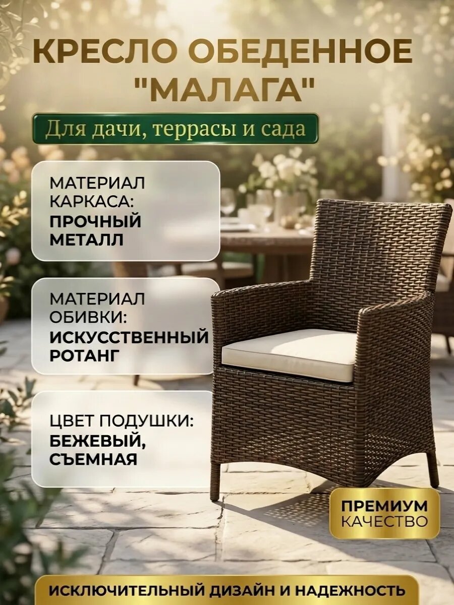 Кресло обеденное "Малага"