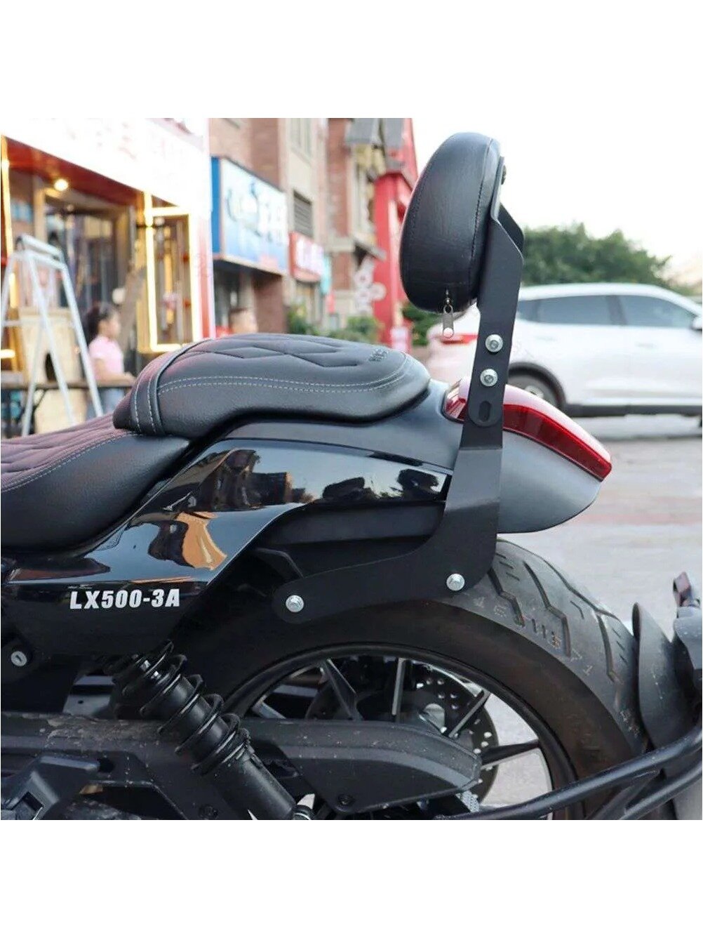 Спинка для мототехники Loncin VOGE CU525 UE, металл, бежевый