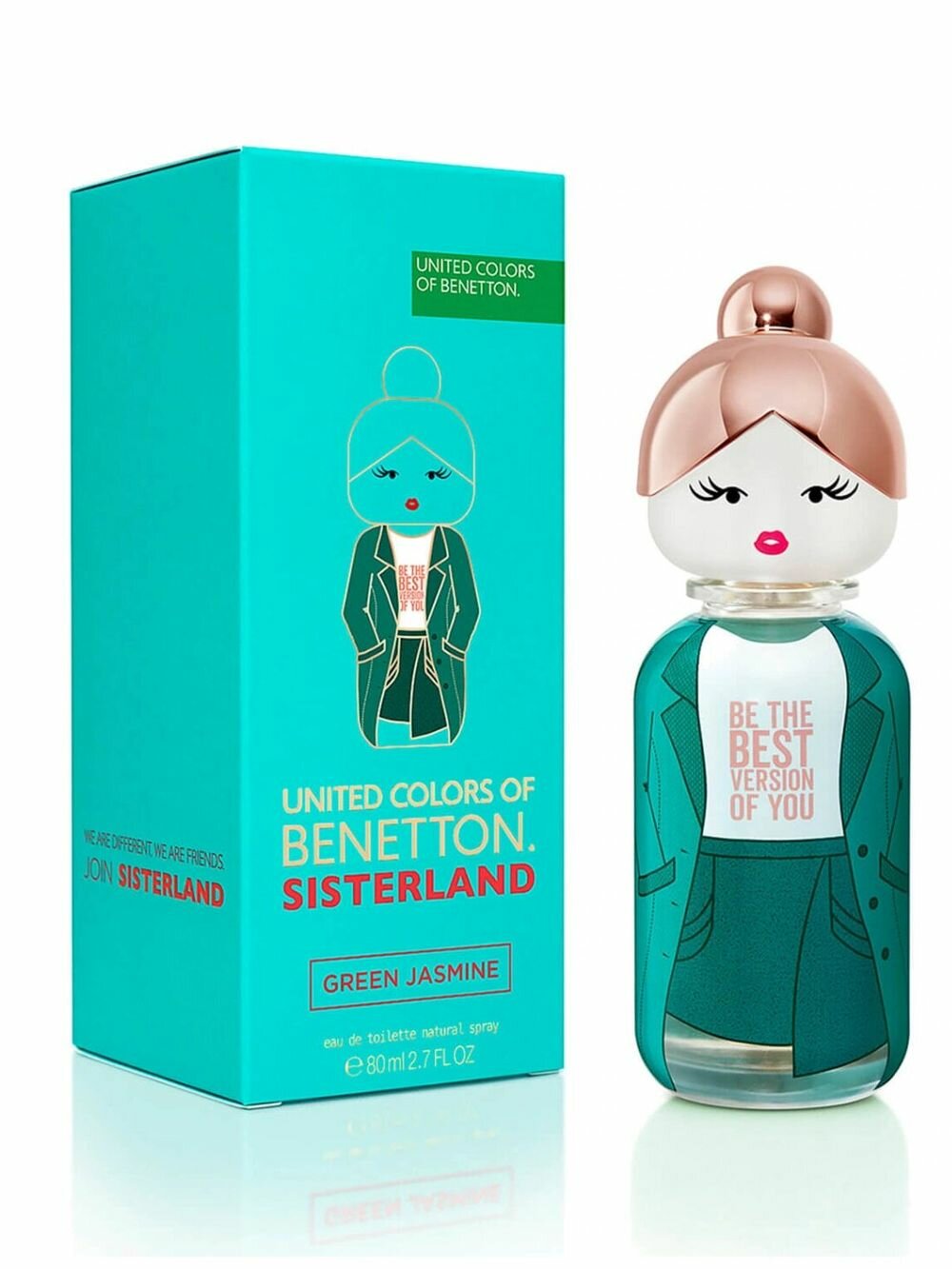 Туалетная вода женская Benetton "Sisterland Green Jasmin" 80 мл