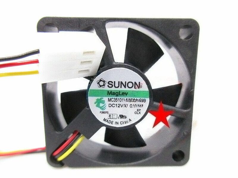SUNON ME60151V1-000U-G99 12V 1.92W 6CM 3 провода вентиляторы -