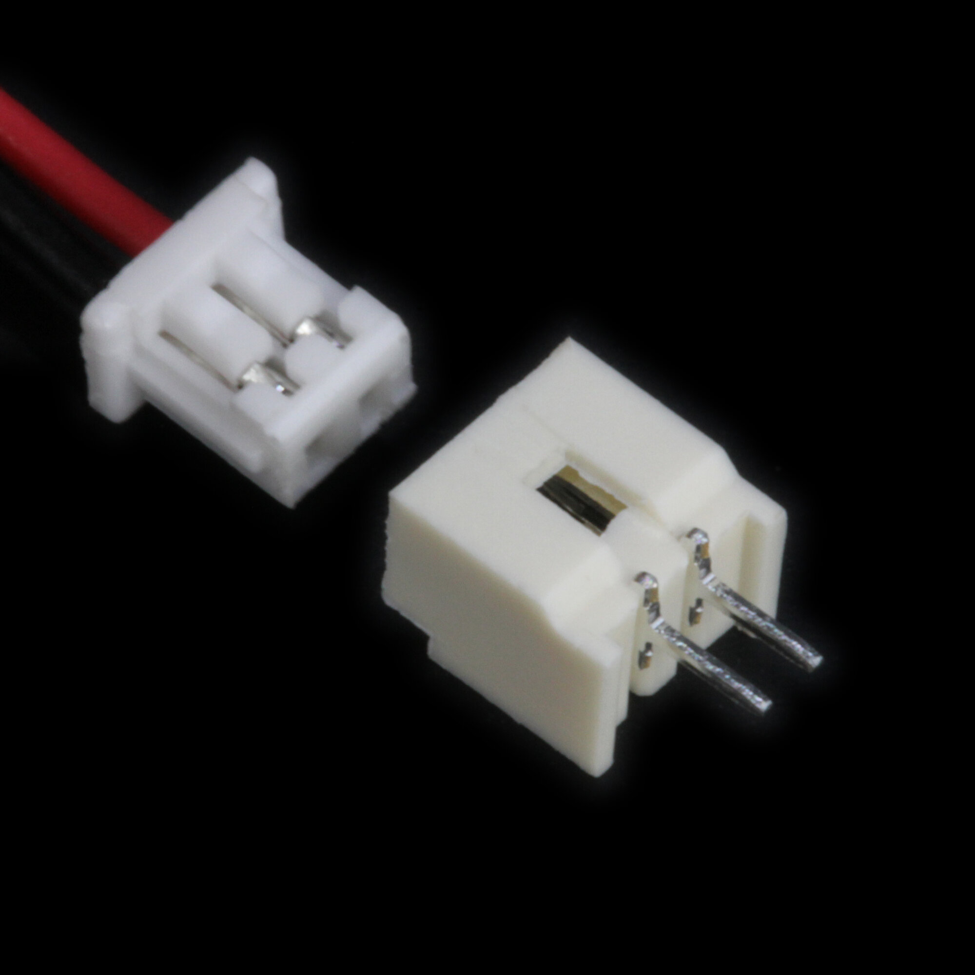 JST MX 1.25 мм 2pin кабель с разъемом 30см. / Разъем на плату JST MX 2pin / 5шт.